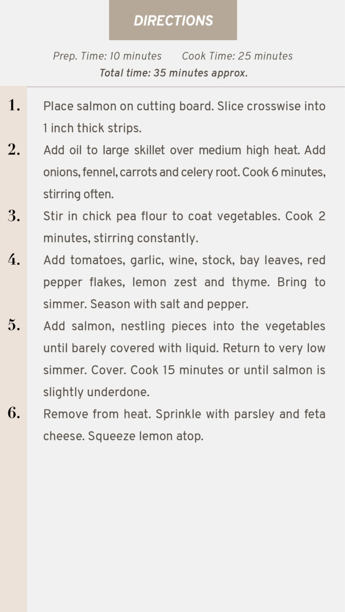 CHEF RON’S TURKISH FISH STEW RECIPE